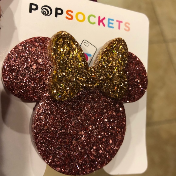 PopSocket | Accessories | Phone Popsocket Rose Gold Minnie Mouse | Poshmark